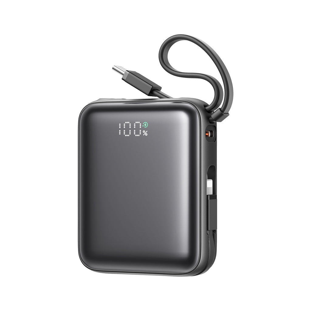 JOYROOM JR-PBF27 22.5W Mini Power Bank With Dual Cables 10000mAh