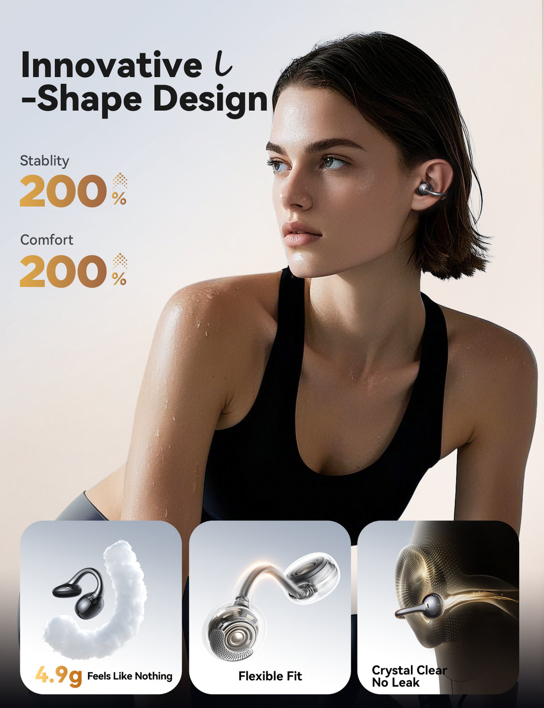 JOYROOM JR-OE3 Open-Ear Self-AdaptiveTrue Wireless Earbuds